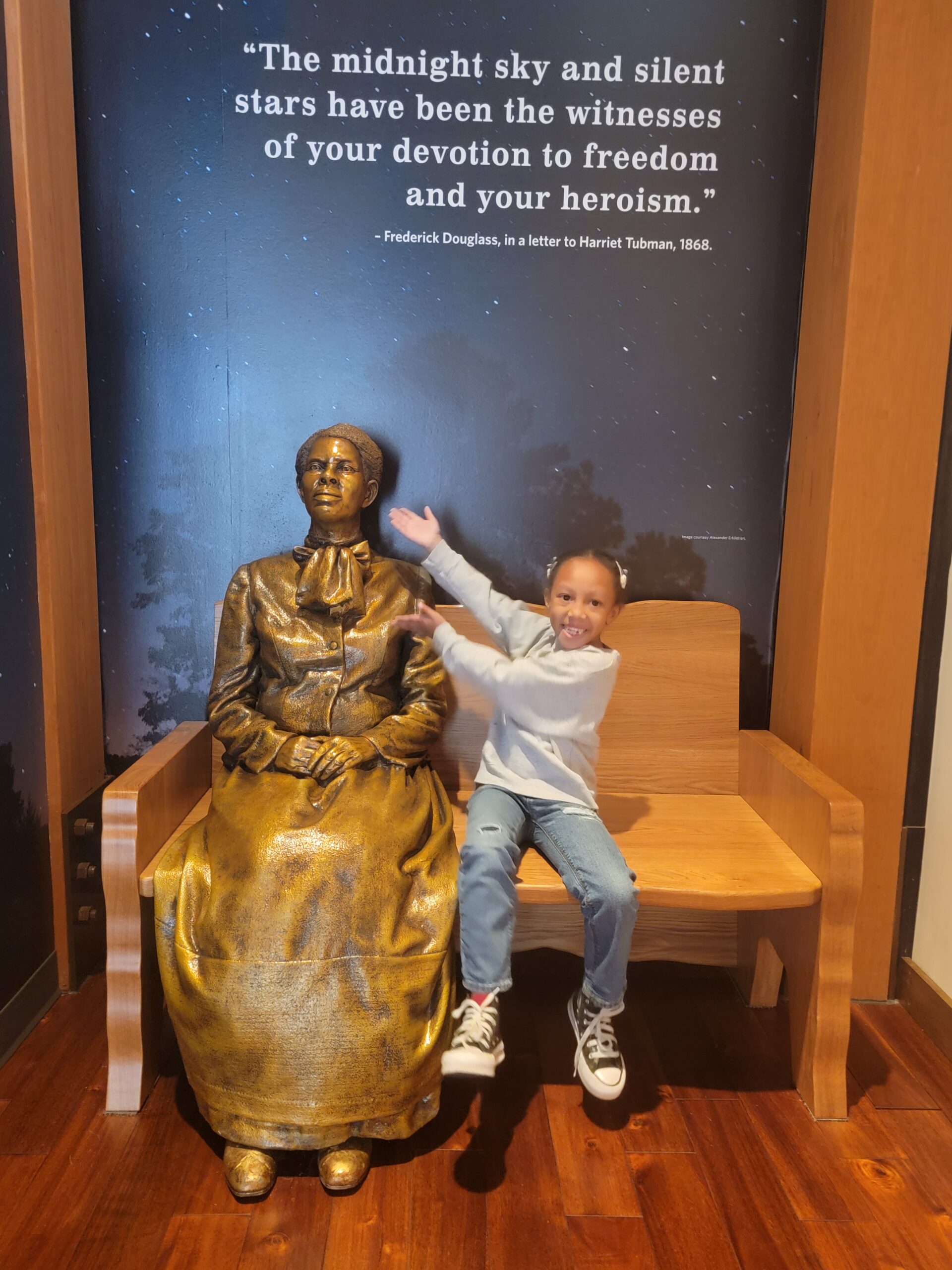Greyson's Visit to Harriet Tubman Museum - Lovegreyson